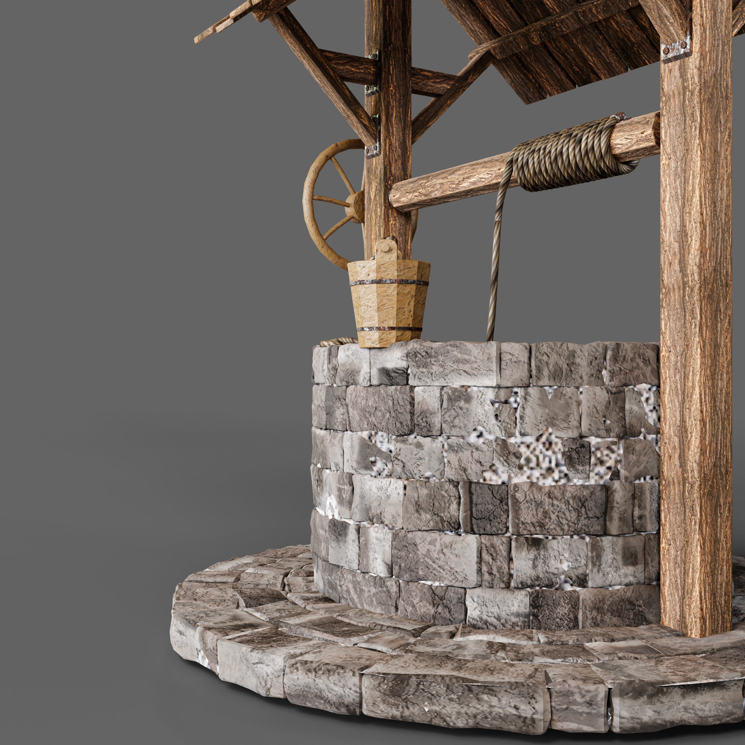 MEDIEVAL WATER WELL by KrmTrkgl | 3DOcean